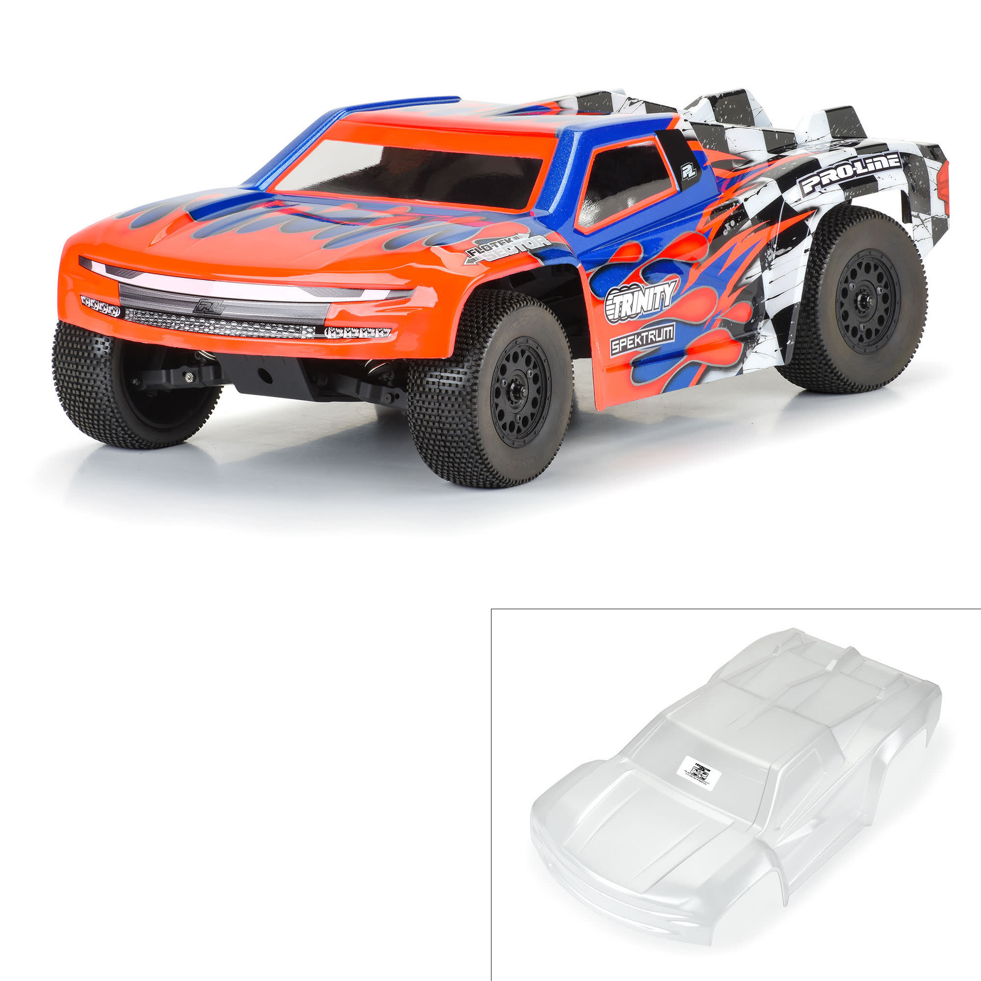Pro-Line Pre-Cut Flo-Tek Sector Clear Short Course Body - Hobby 2000