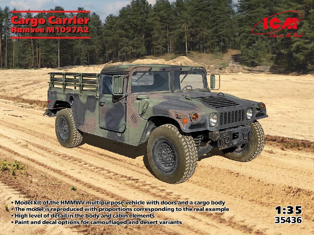 ICM 1/35 Humvee M1097A2 Cargo Carrier - Hobby 2000