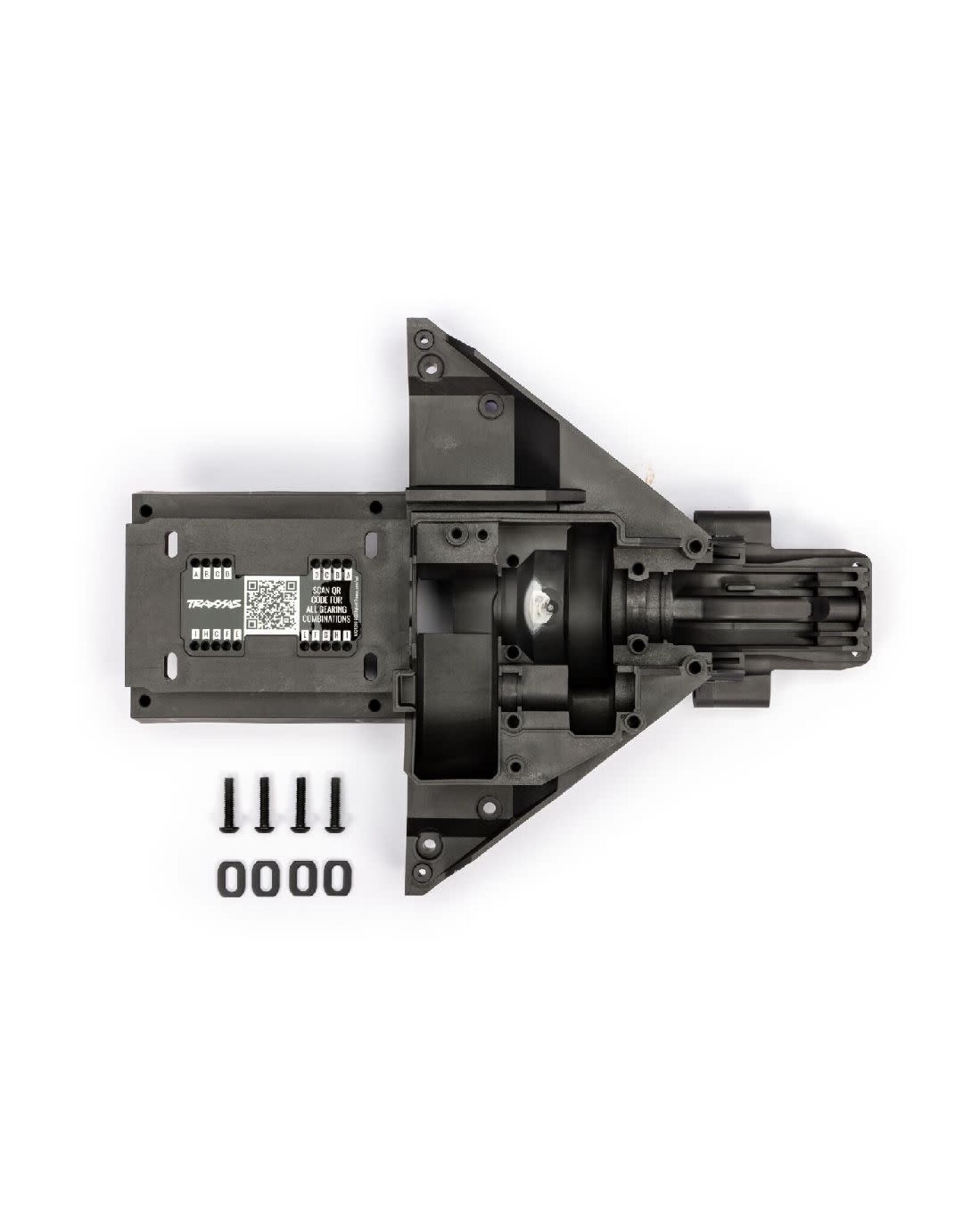 Traxxas Bulkhead, rear (lower)/ motor mount washers (steel) - Hobby 2000