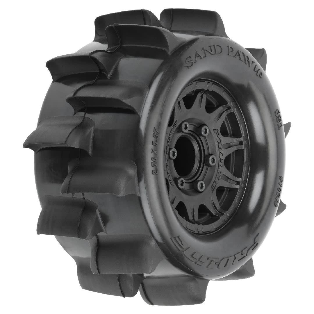 Pro-Line Sand Paw BELTED 2.8" Tires on Rem Hex Wheels (2) - Hobby 2000