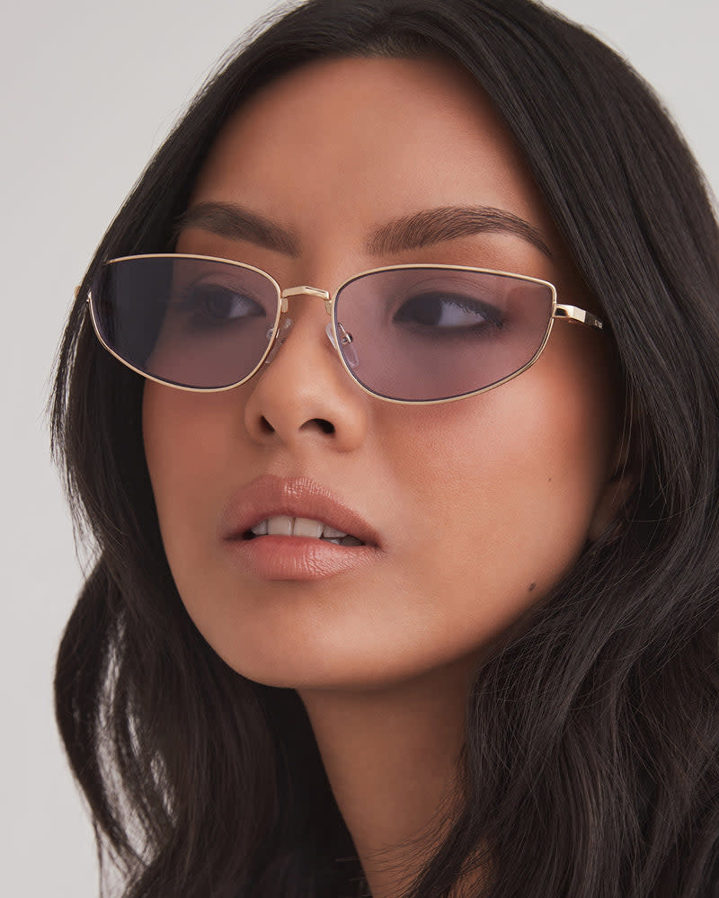 The Shiffer Sunglasses Gold Violet - SPLASH