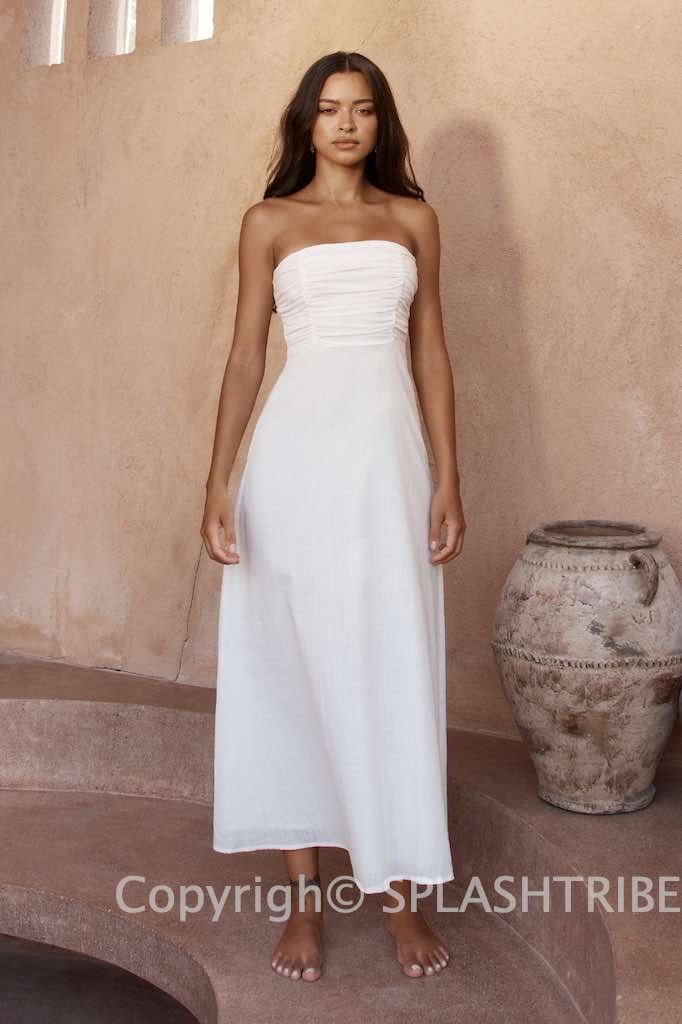 Adele Long Midi Dress - SPLASH