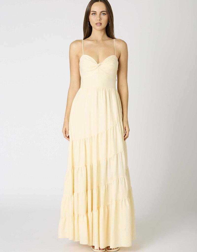 Cami Strap Tiered Maxi Dress - SPLASH