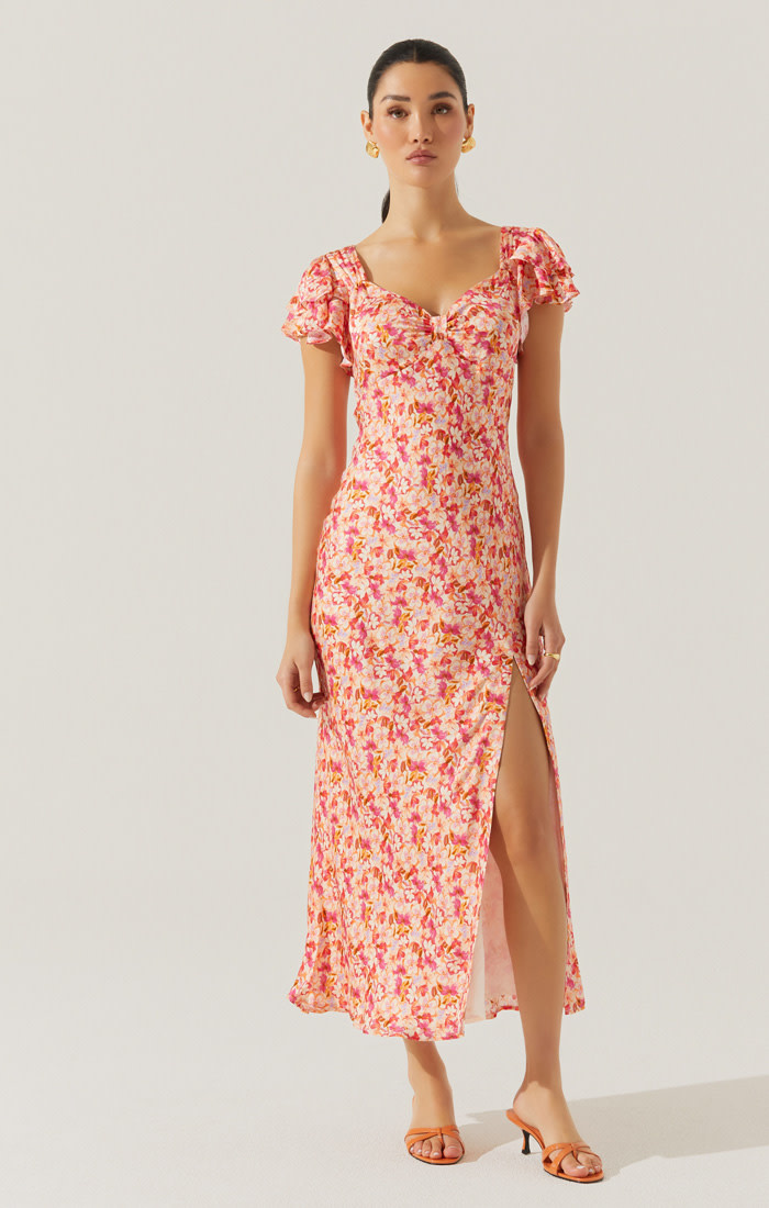 Maisy Midi Dress - SPLASH