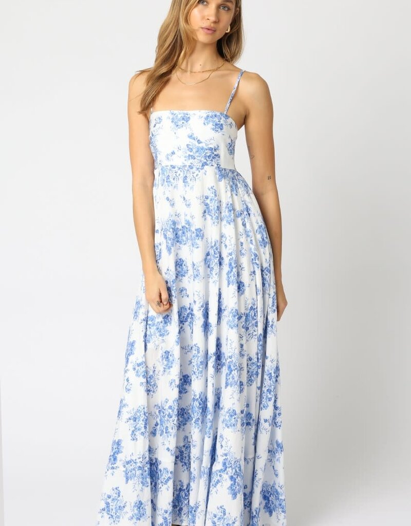 Cami Strap Floral Maxi Dress - SPLASH