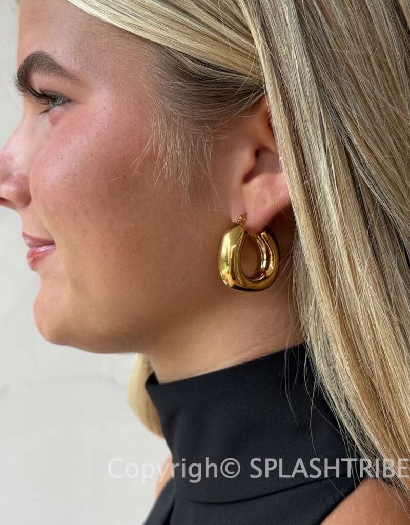 Chunky Statement Hoops G - SPLASH