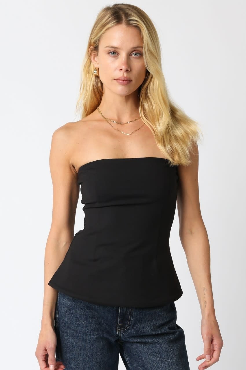 A Line Strapless Top - SPLASH