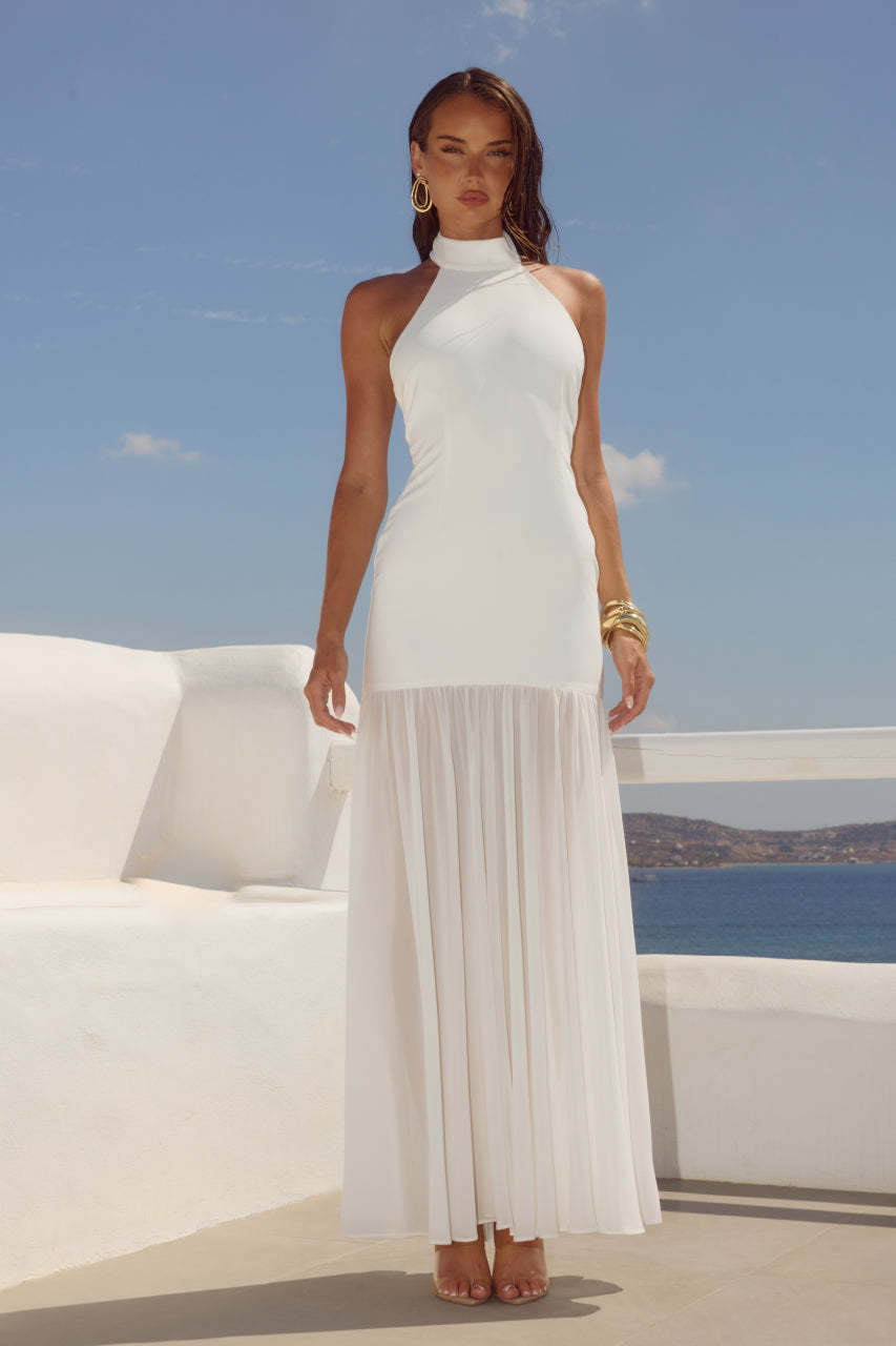 Yazmin Halter Maxi Dress - SPLASH