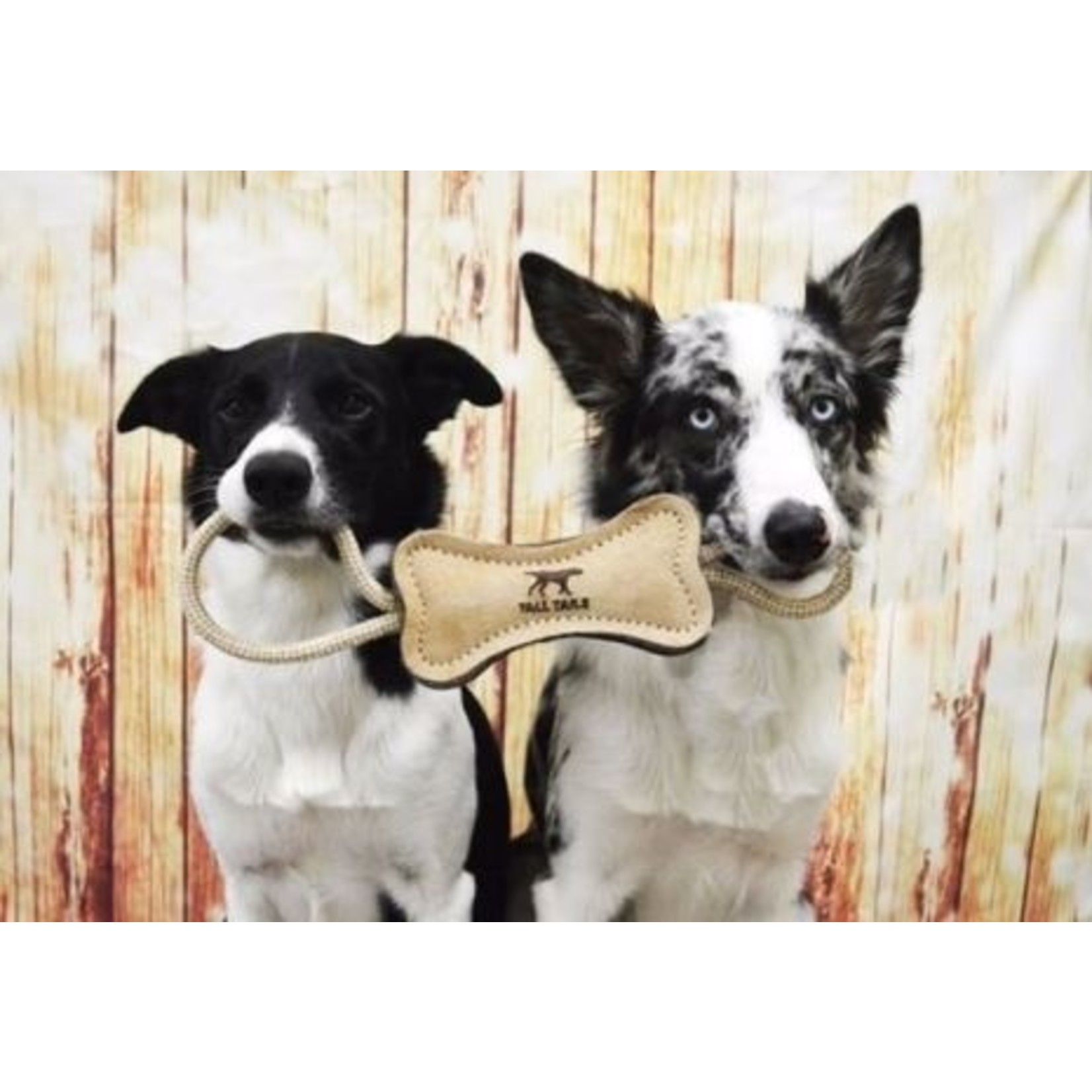 Tall Tails natural leather dog tug toy 16" - Pet Station