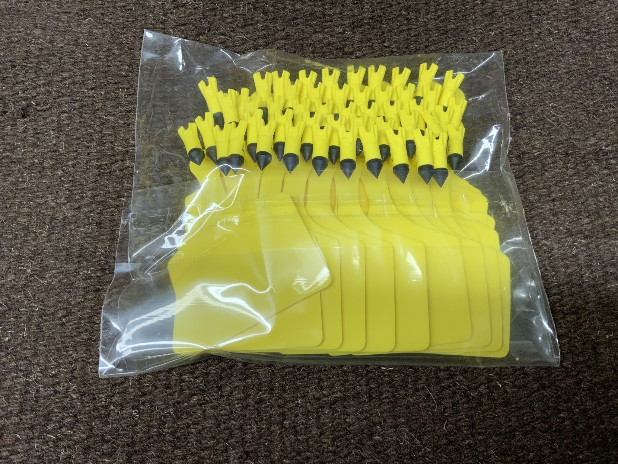 Allflex TAG* Allflex - A Tag - FEEDLOT TAG - YELLOW - ATAGFYE 50 pcs ...