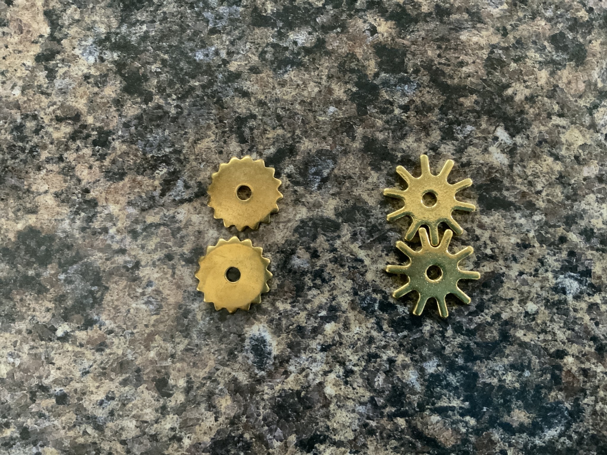 SNAP* Assorted Brass Rowels NO Pins - Medicine Hat Feeding Company ...
