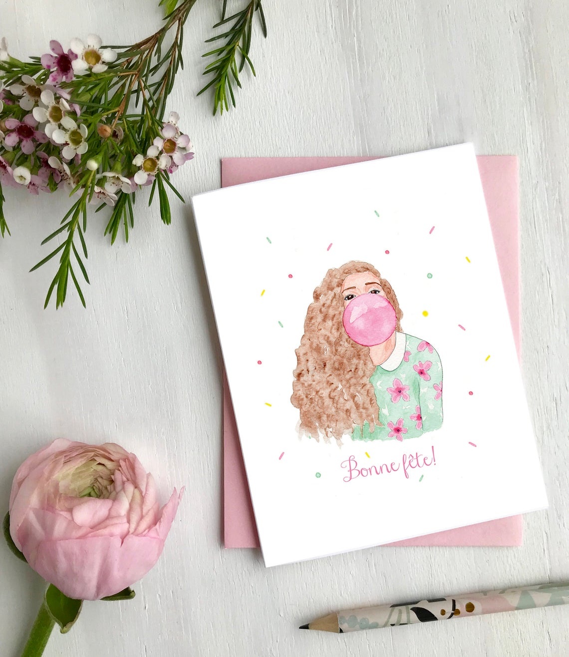 CARTE DE SOUHAITS BONNE FÊTE - Boutique Bonjour Montréal