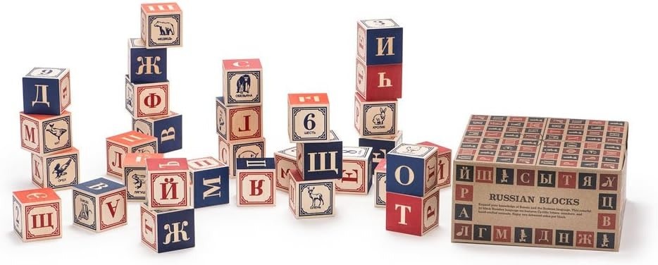 Russian Alphabet Blocks - TMORA Shop