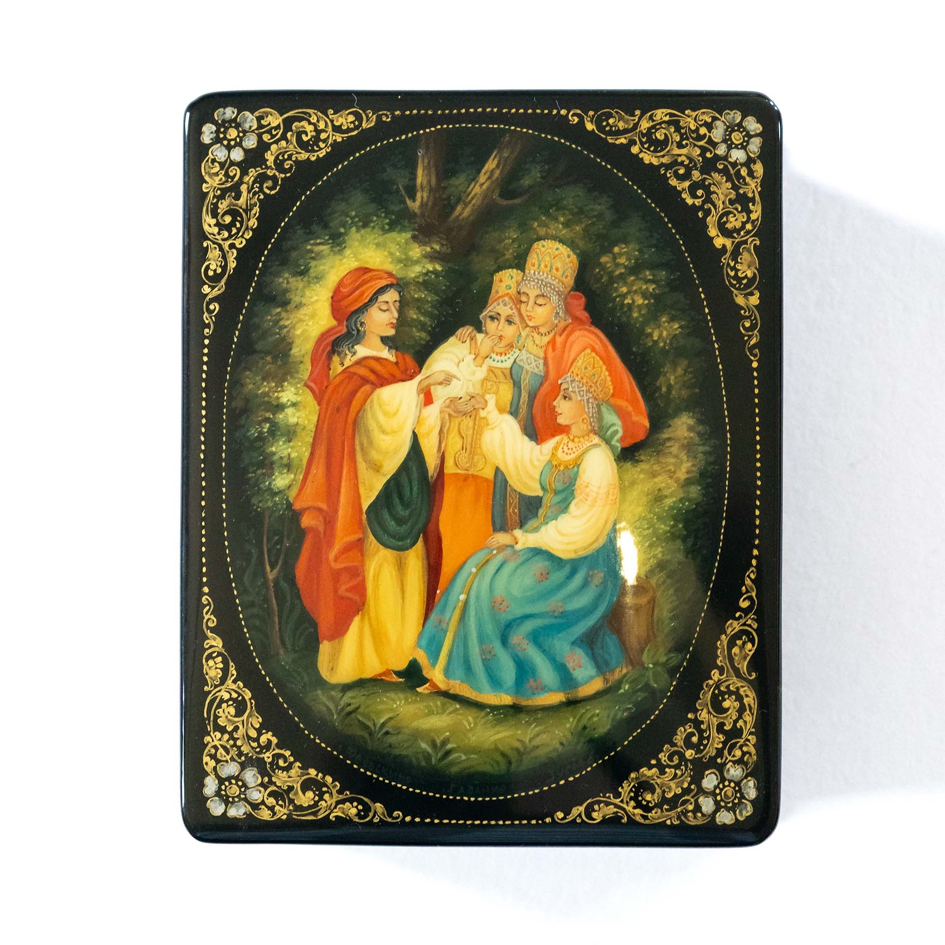 Fedoskino Fortune Teller Lacquer Box - TMORA Shop