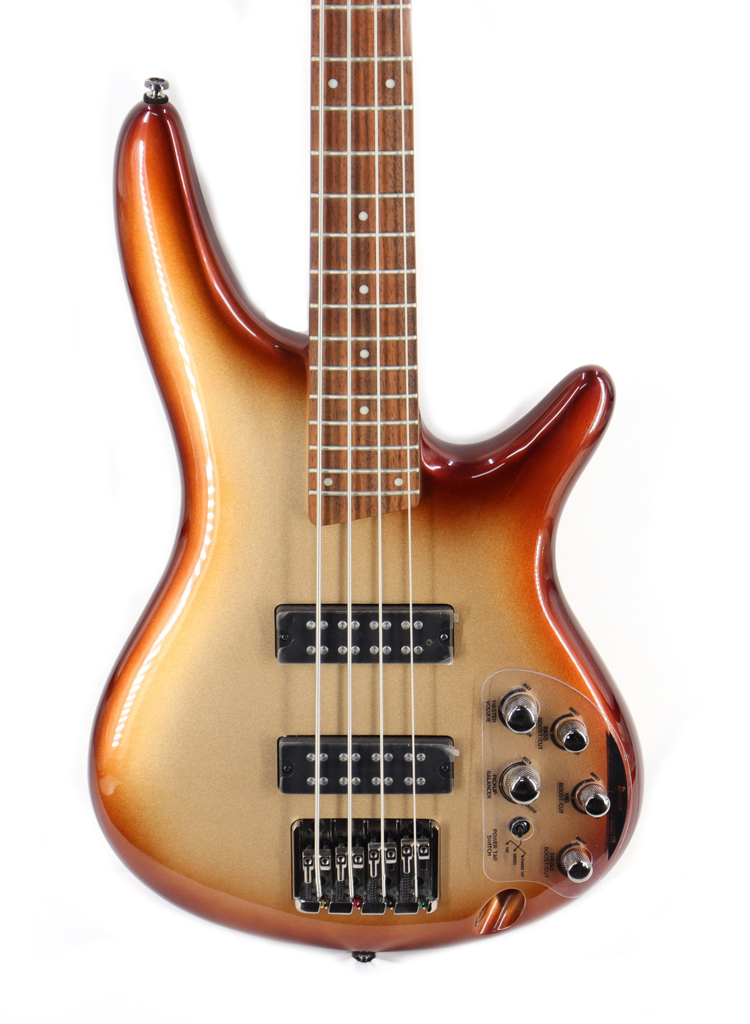 Ibanez SR300E 4-String Electric Bass Guitar - Charred Champagne Burst ...