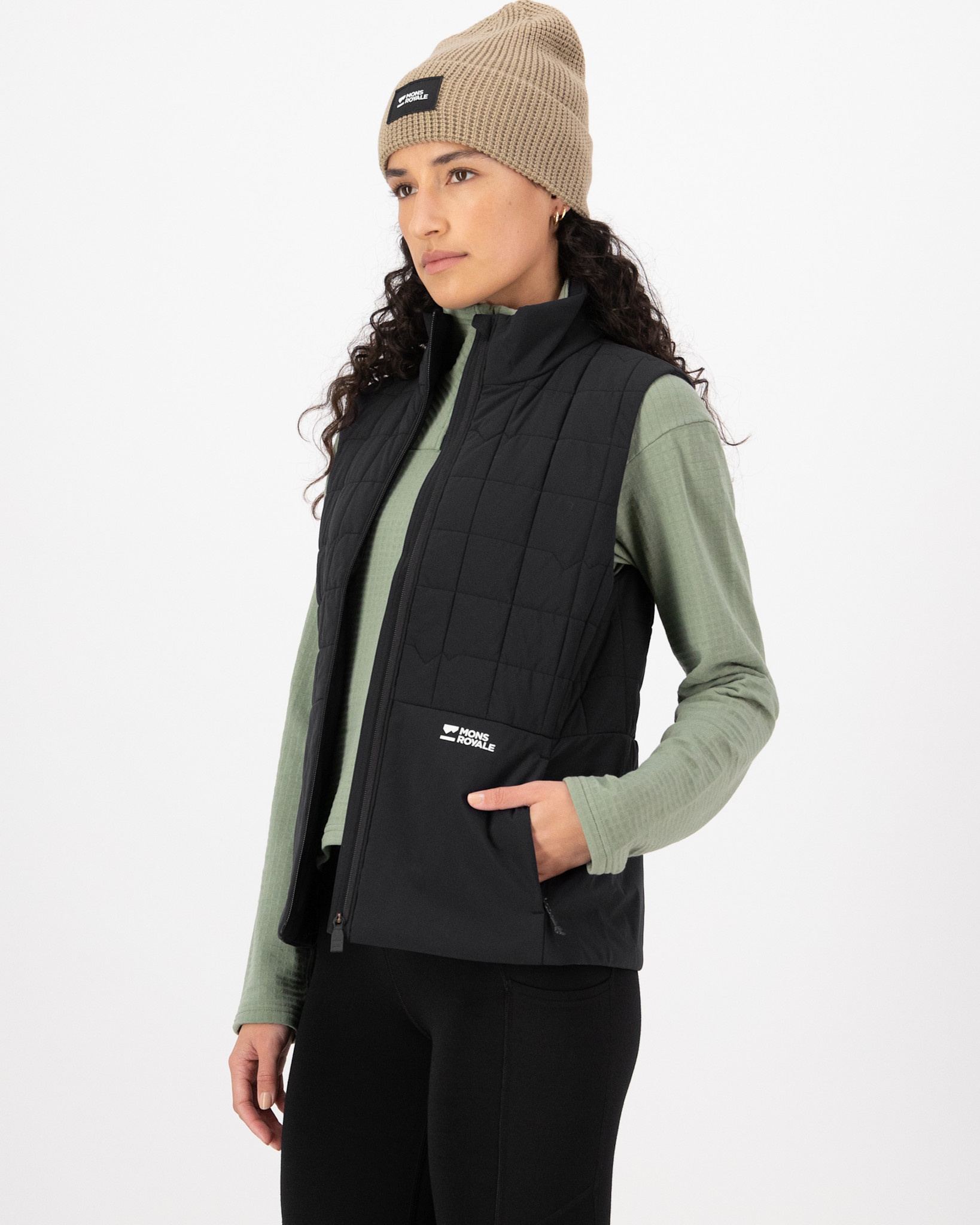 Canyon Merino Insulated Vest-Black - Station Ski & Ride