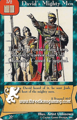 FoOF: David's Mighty Men - Three Lions Gaming