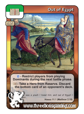 PoC: Out of Egypt - Three Lions Gaming