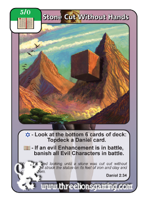 PoC: Stone Cut Without Hands - Three Lions Gaming