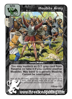 FoM: Moabite Army - Three Lions Gaming