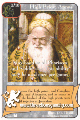 Priests: High Priest Annas - Three Lions Gaming