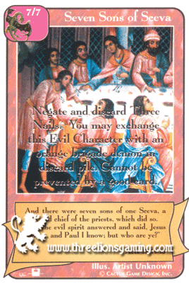 Priests: Seven Sons of Sceva - Three Lions Gaming