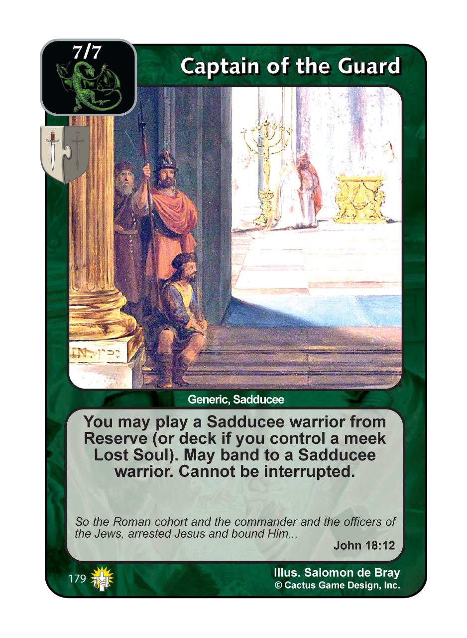 GoC: Captain of the Guard - Three Lions Gaming