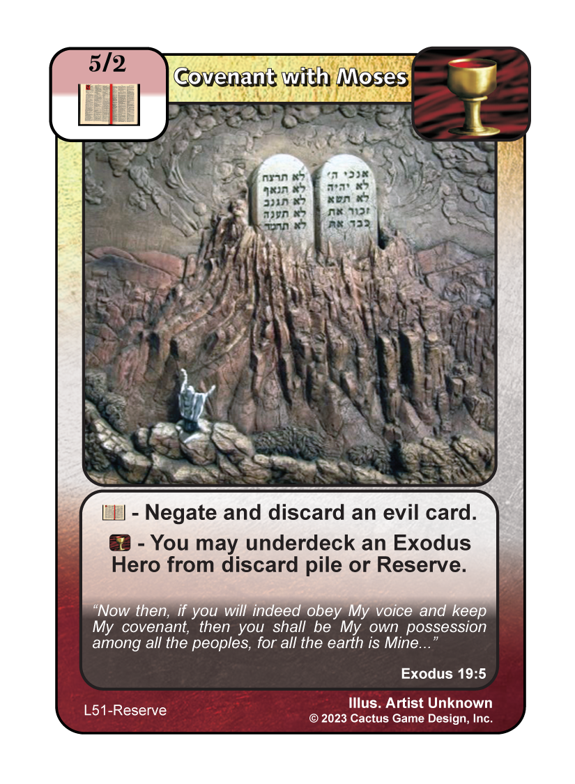 K/L: Covenant with Moses - Three Lions Gaming