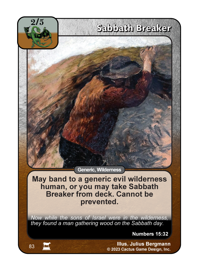 IR: Sabbath Breaker (Gray/Brown) - Three Lions Gaming