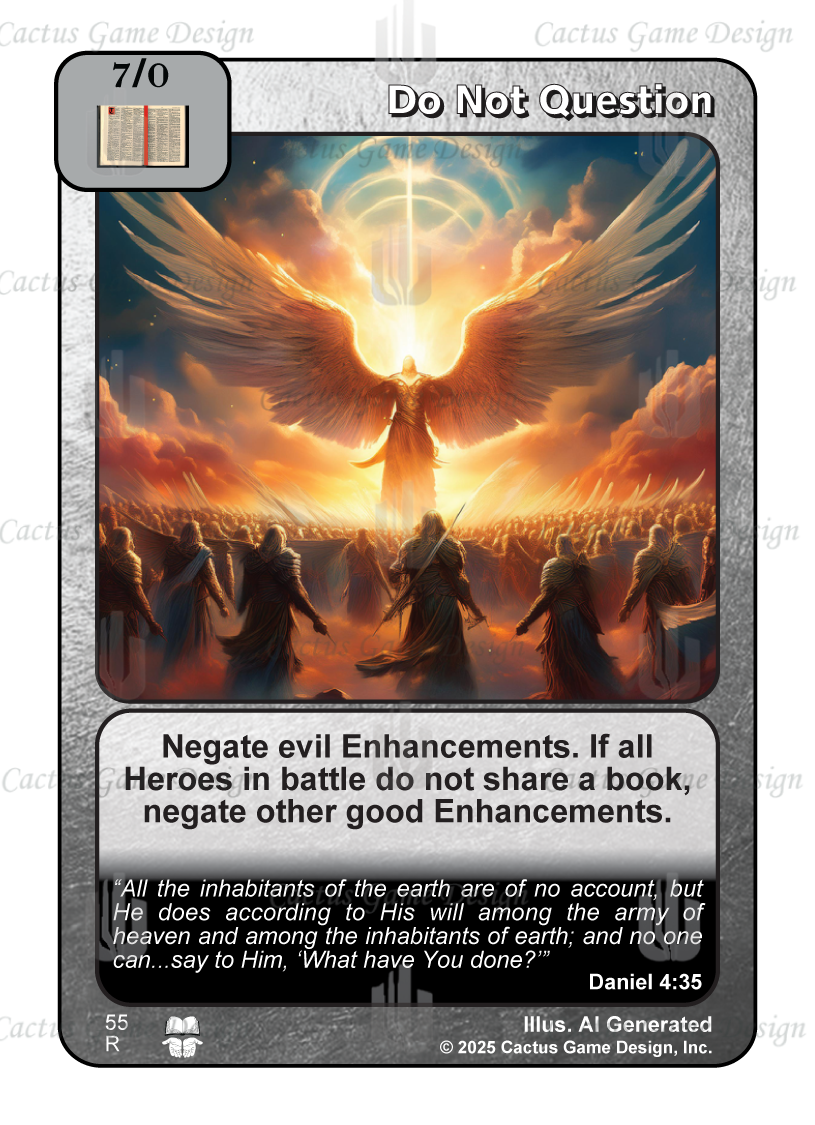 Times to Come: Do Not Question - Three Lions Gaming