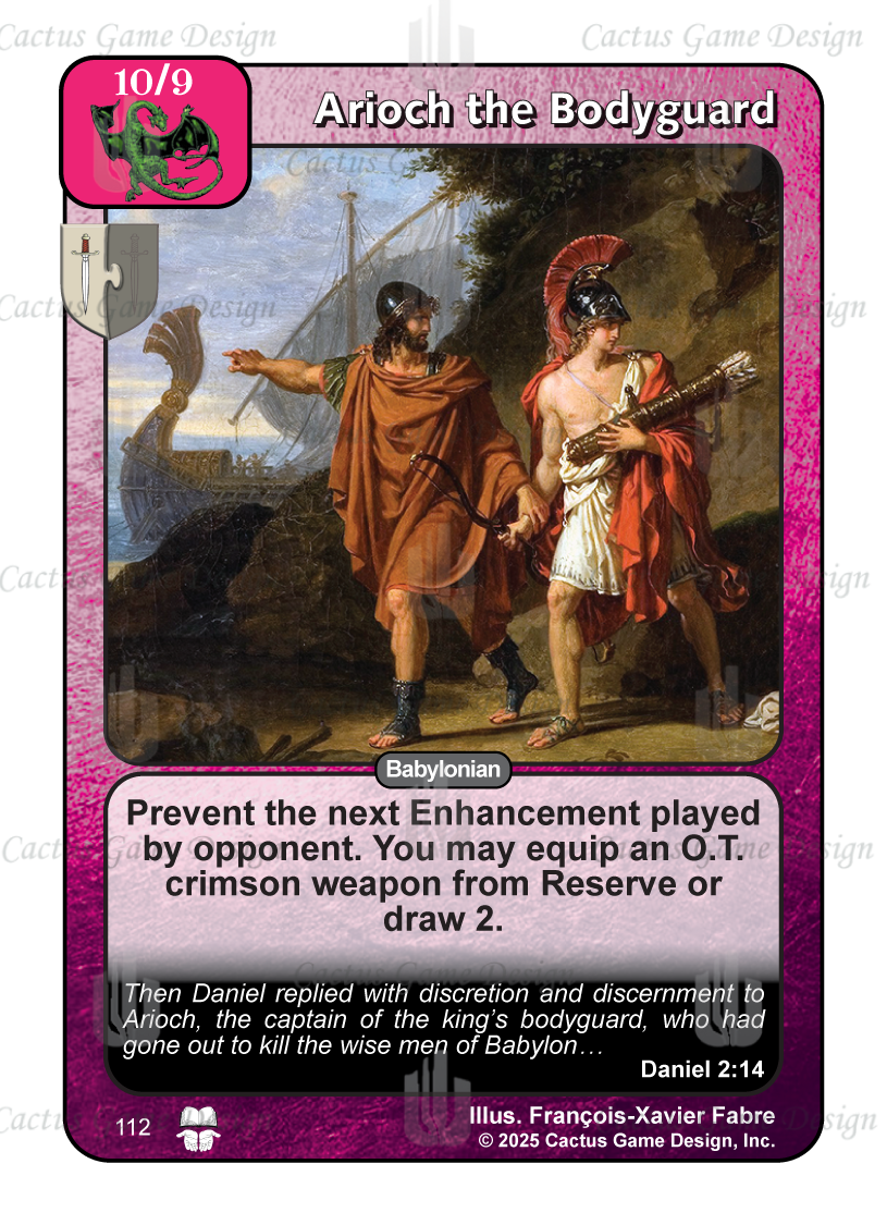 Times to Come: Arioch the Bodyguard - Three Lions Gaming