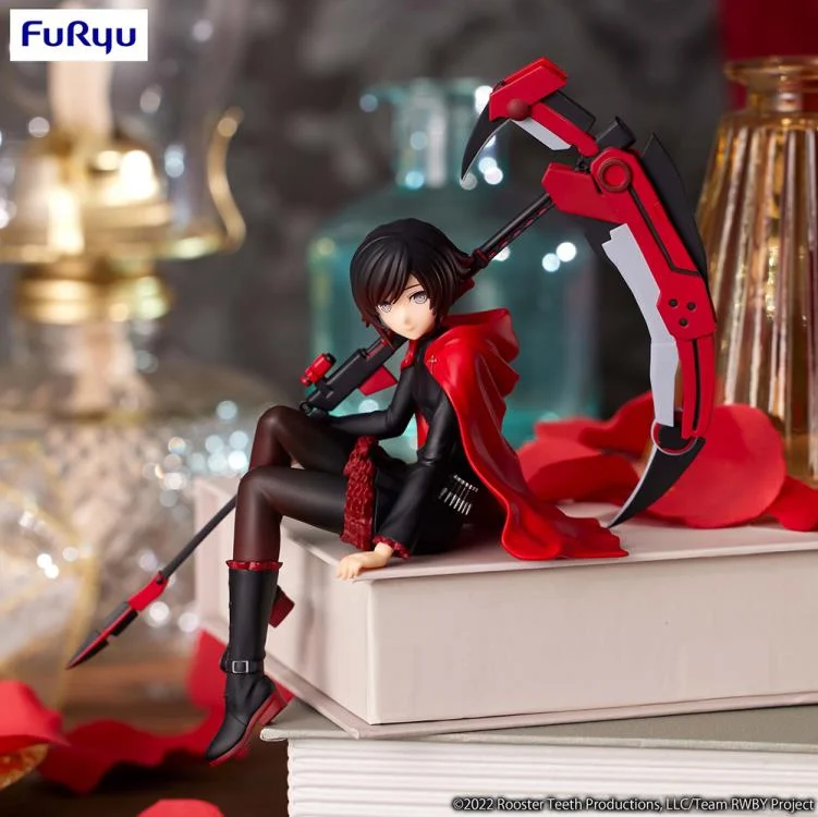RWBY Ice Queendom Noodle Stopper Figure Ruby Rose - Black Knight Anime