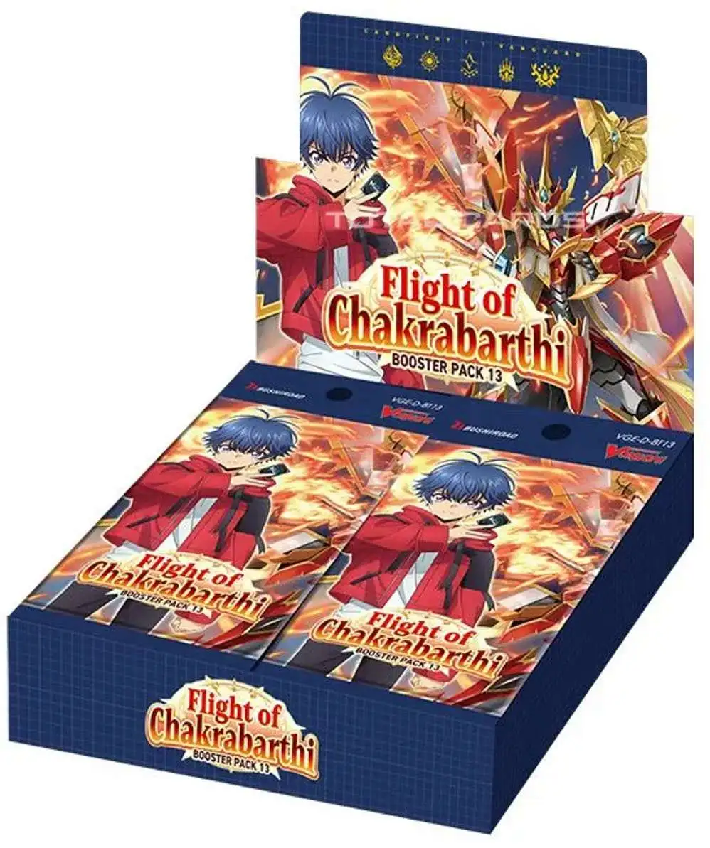 Vanguard BT13 Flight of Chakrabarthi Booster Box - Black Knight Anime