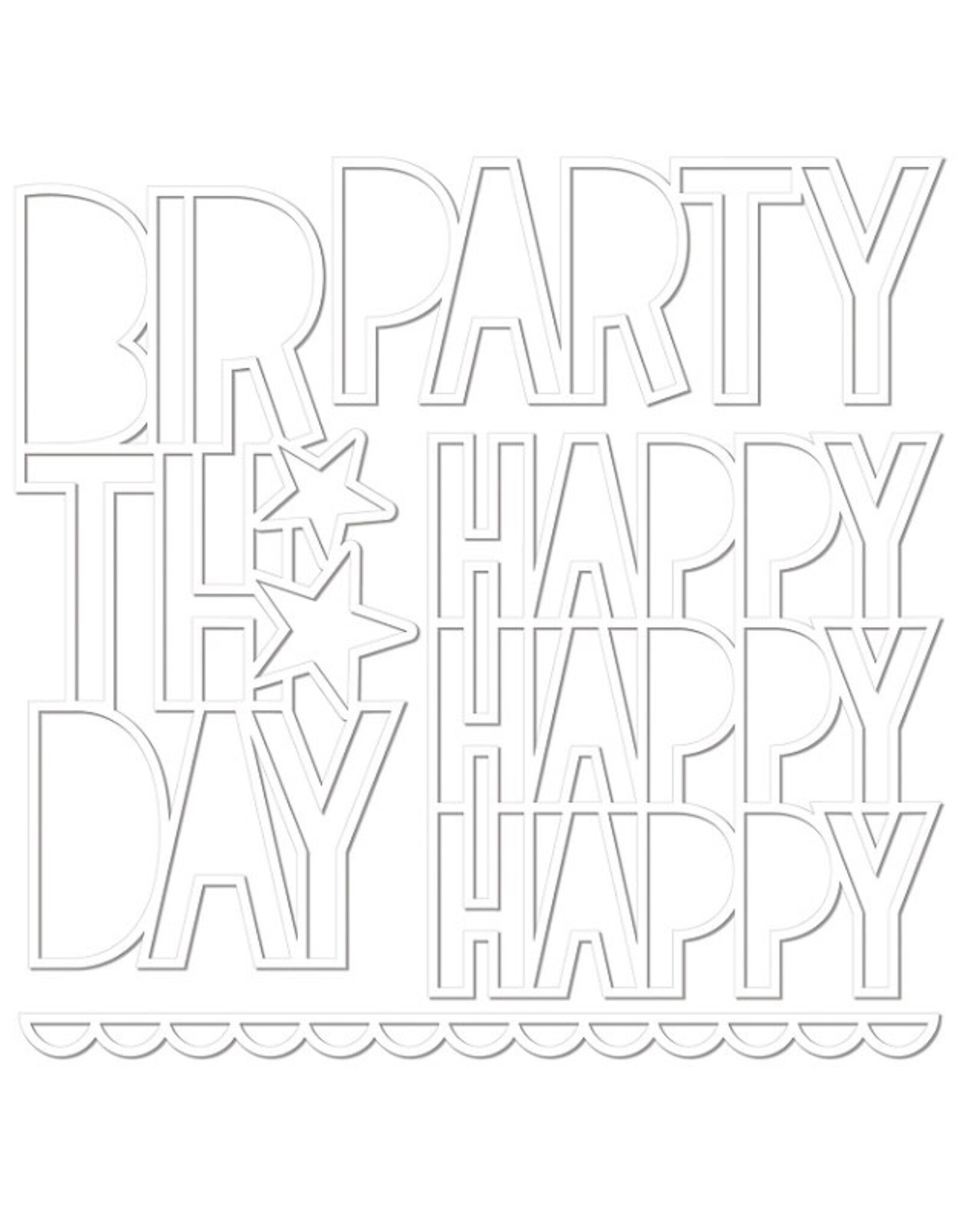Doodlebug Design Happy Happy Happy Cut Outs - The Nic Nook