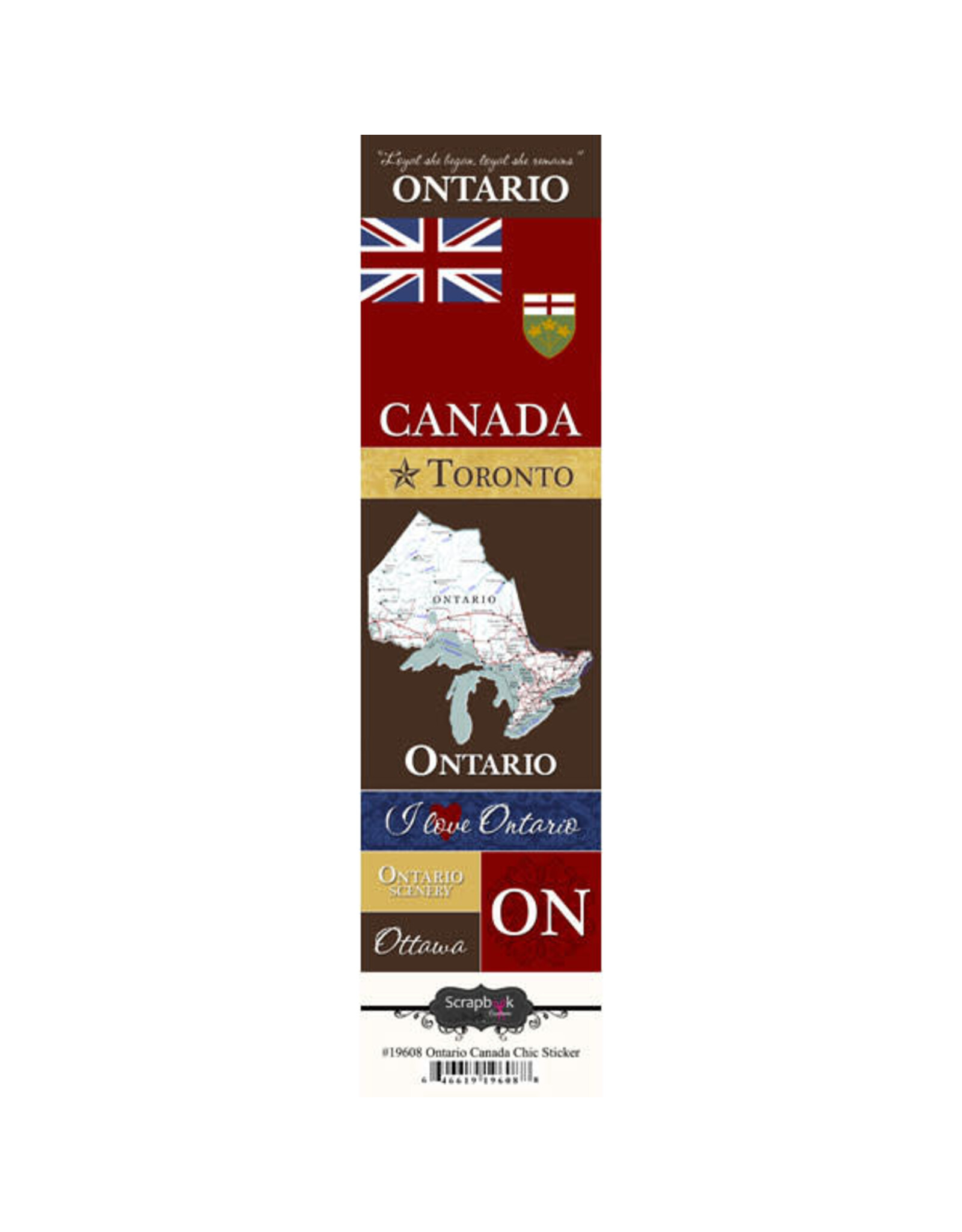 Ontario chic stickers - The Nic Nook