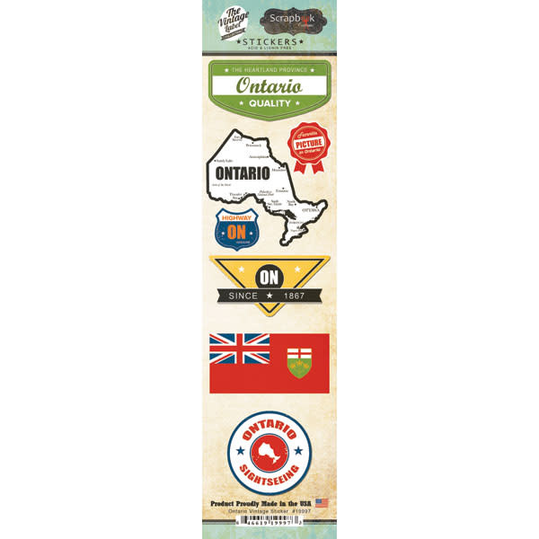 Ontario vintage stickers - The Nic Nook