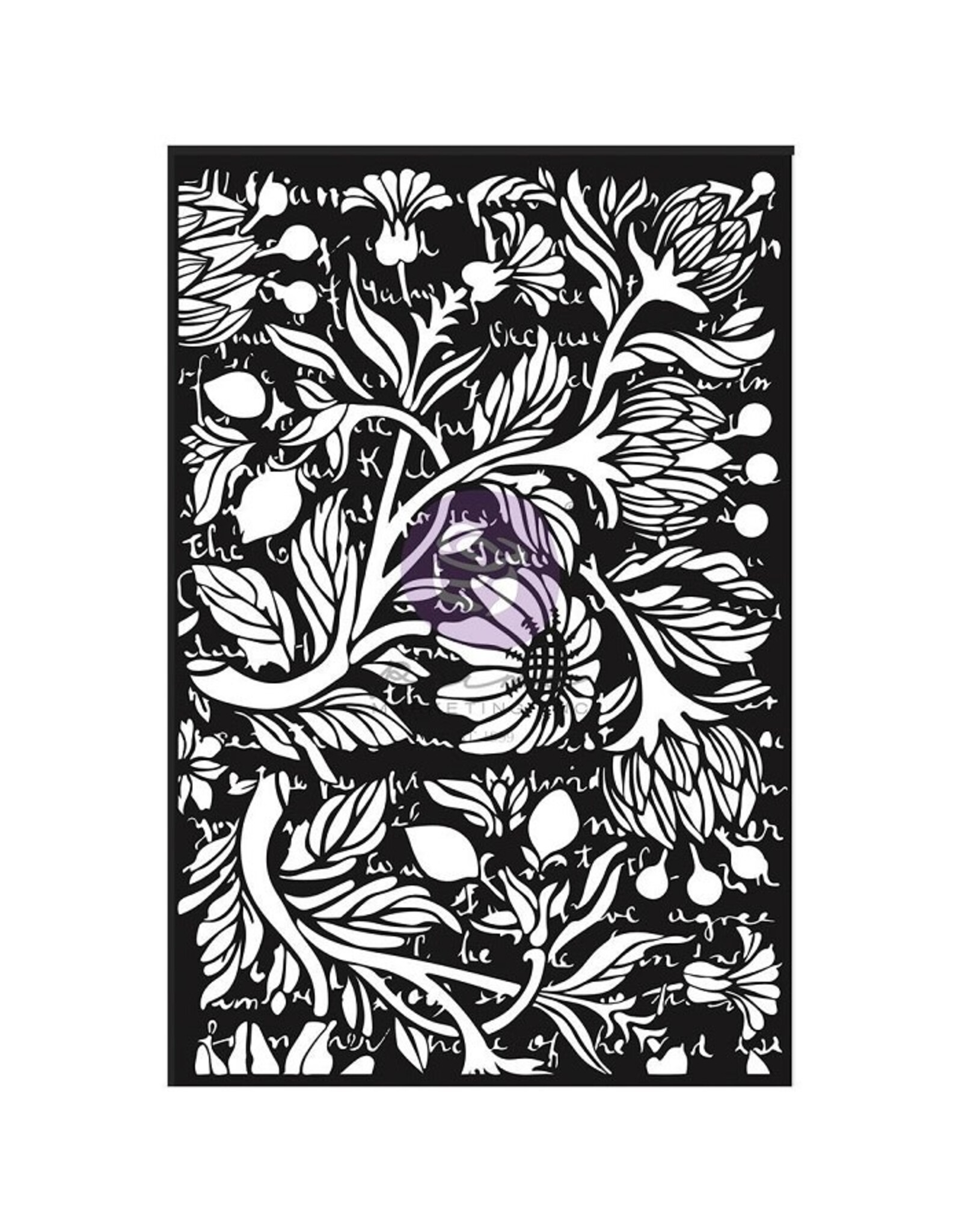 Art Alchemy Finnabair Stencil 6"X9" - Secret Letter - The Nic Nook