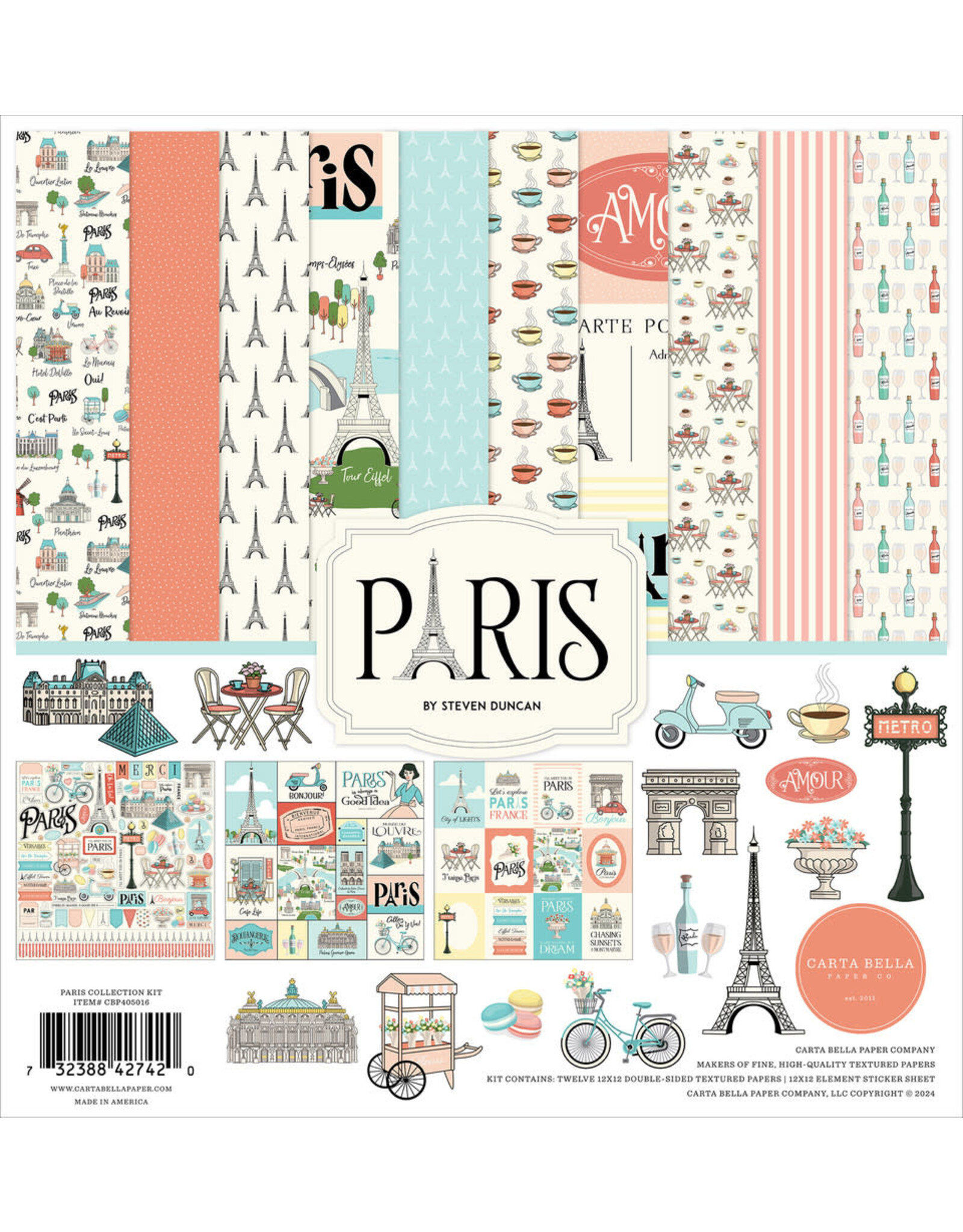 Carta Bella Paris - Collection Kit - The Nic Nook