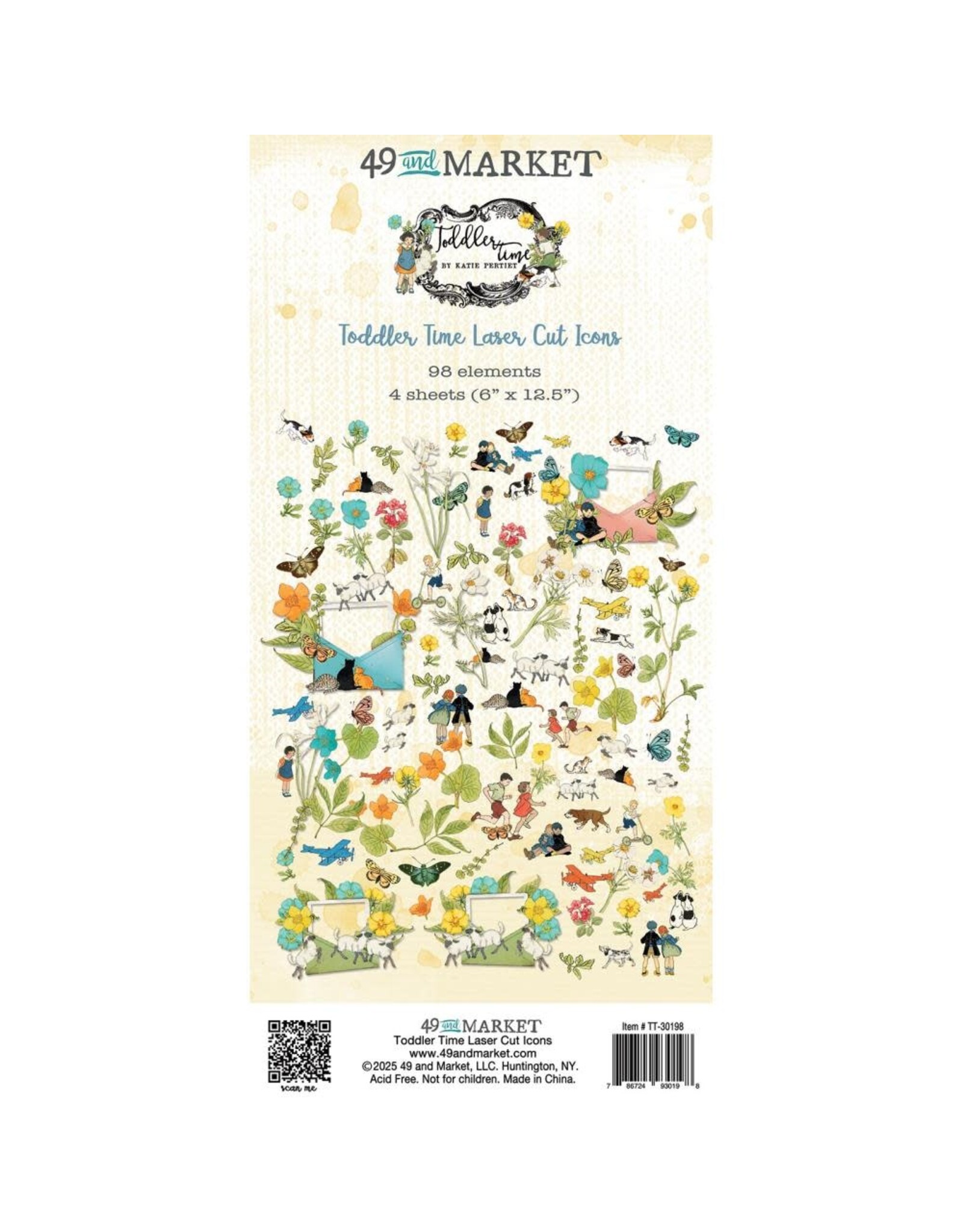 49 AND MARKET Toddler Time - Cut Outs - Icons - The Nic Nook