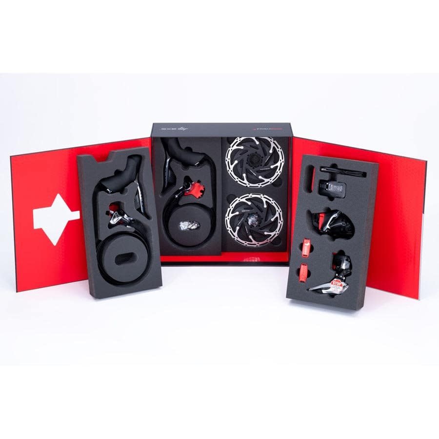 Red eTap AXS HRD Build Kit 1x Hydraulic Disc Flat Mount 2 piece Kit ...