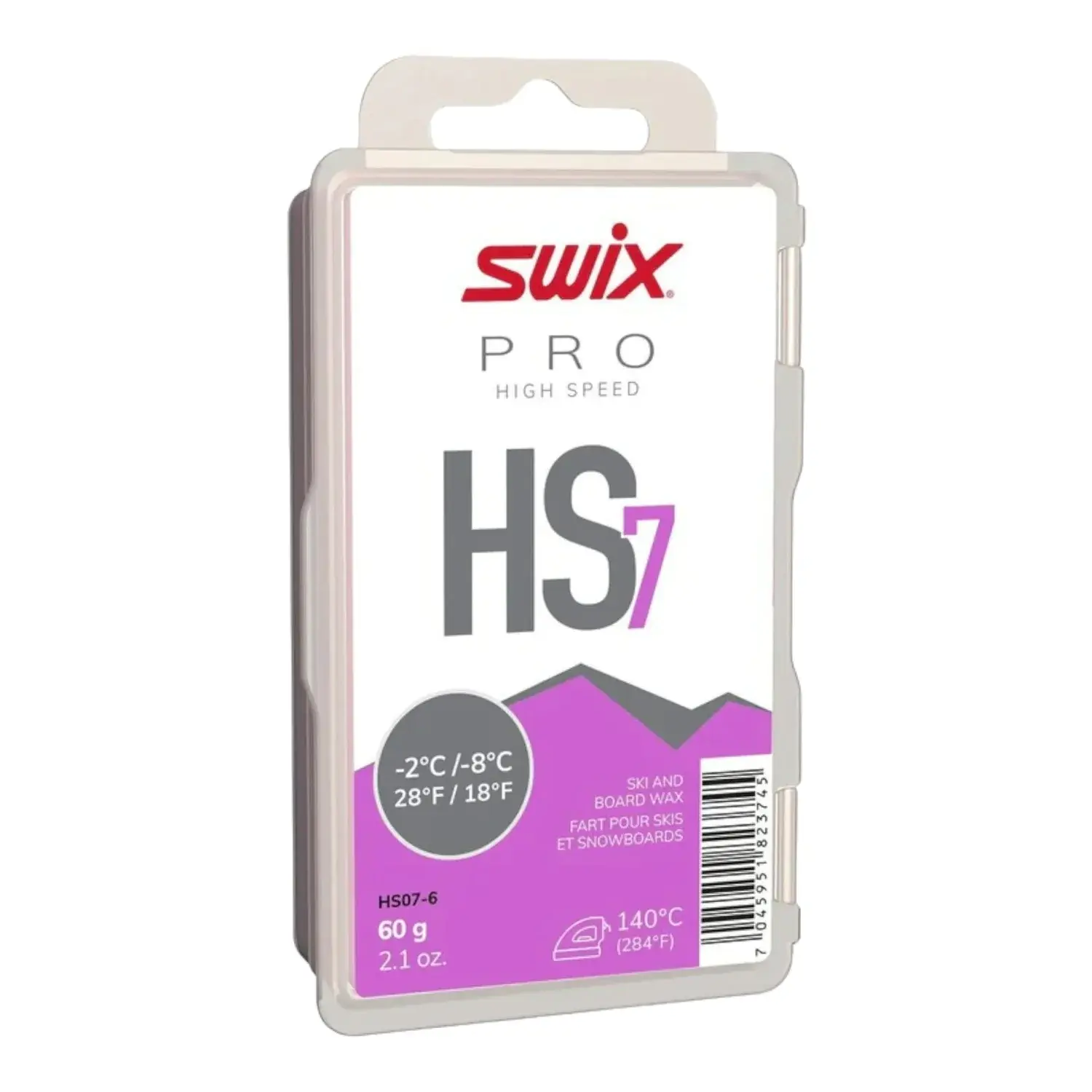 SWIX HS7 Violet glide wax 60g - Cire - Sports aux Puces VéloGare