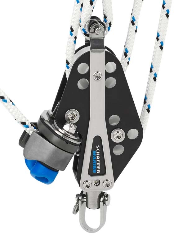 Schaefer Fiddle Block with Cam and Becket - Fogh Boat Supplies