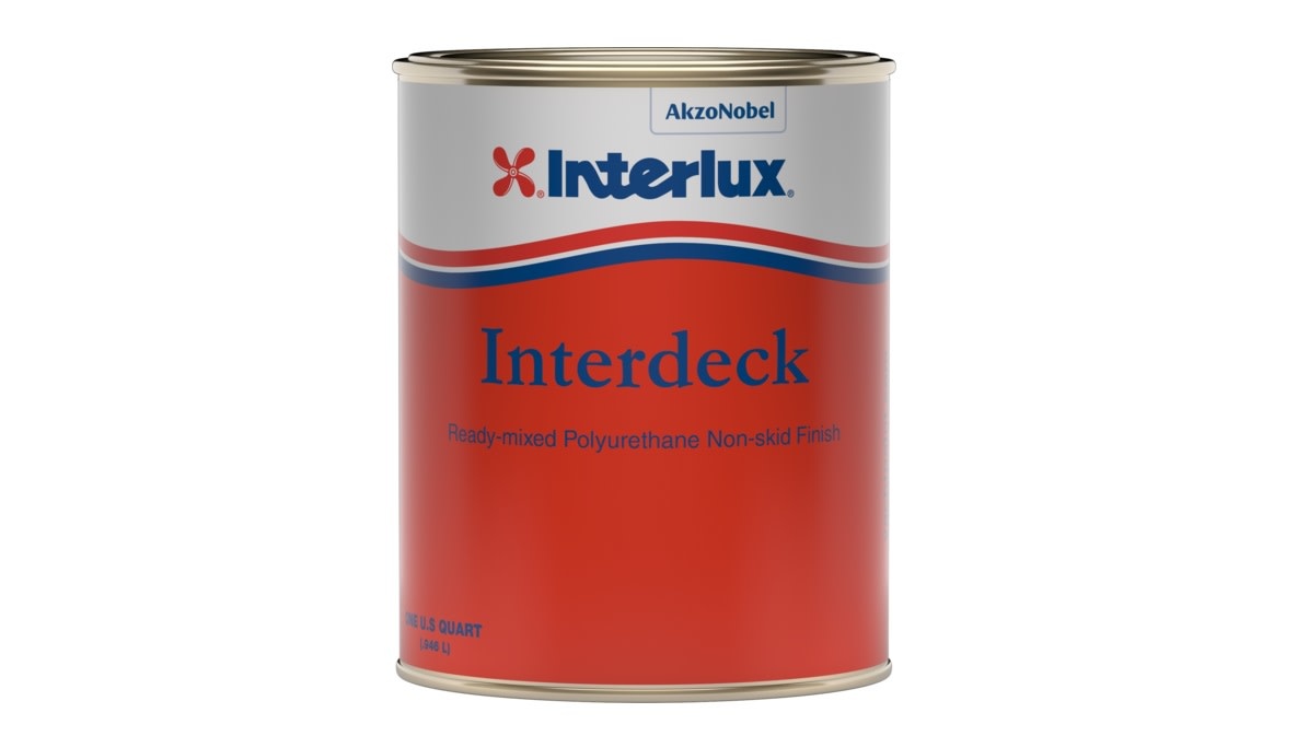 Interdeck White Polyurethane Deck Paint - Fogh Boat Supplies