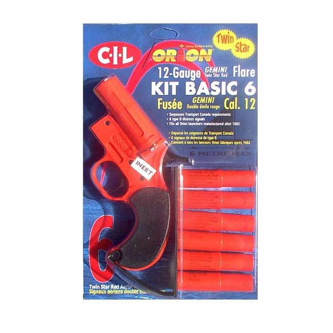 Flare Gun Kit 6 Pack B Style - Fogh Boat Supplies