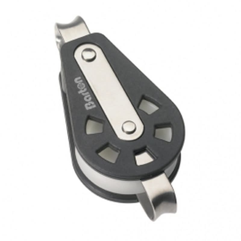 Barton Blocks Single Swivel Size 2 w/Becket - Fogh Boat Supplies