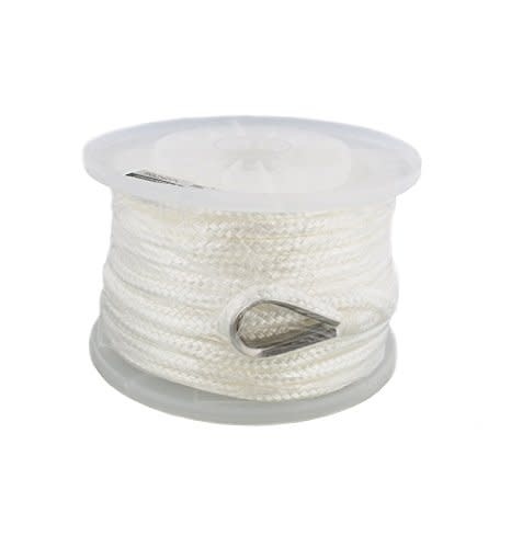 Braided Mooring Line 1/2" x 25' w/Thimble - Fogh Boat Supplies