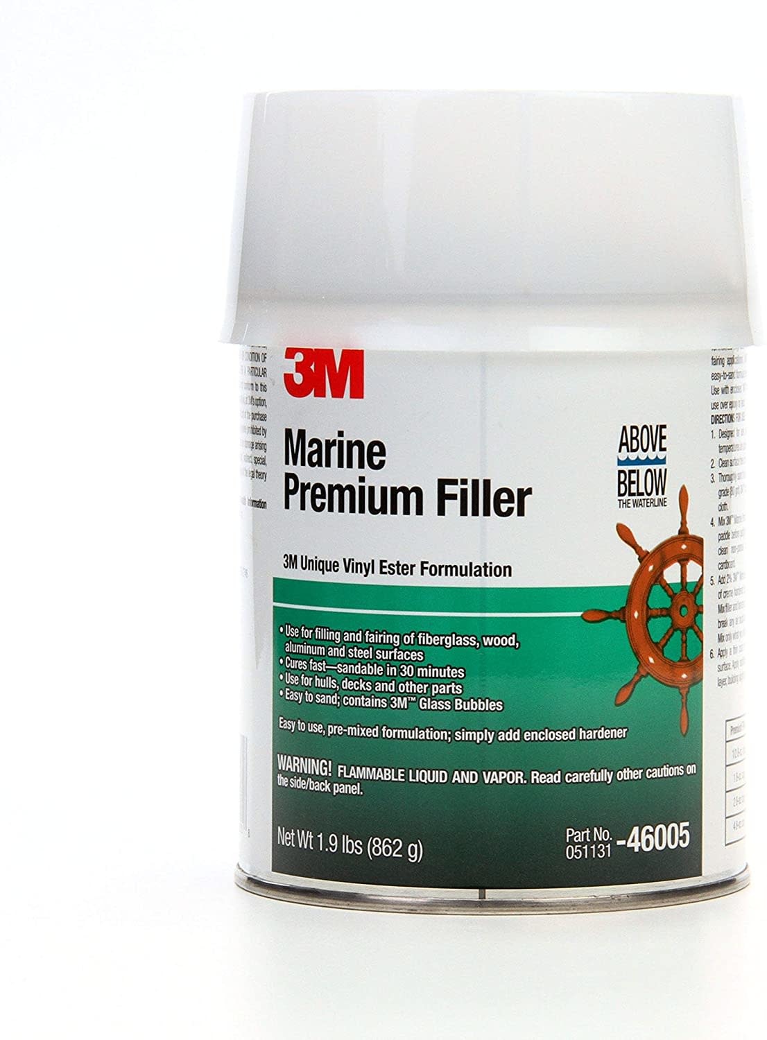 3M Marine Premium Filler Qt - Fogh Boat Supplies