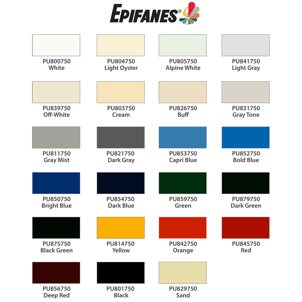 Epifanes Polyurethane 2 Part Paint - Fogh Boat Supplies