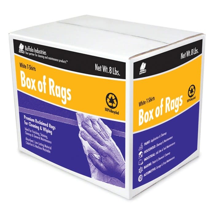 Buffalo Rags Box of Rags 4LB BOX - Fogh Boat Supplies