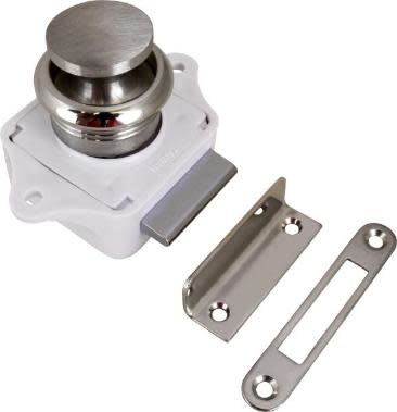 Push Button Latch S.S./Plastic - Fogh Boat Supplies